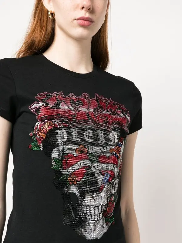 Philipp Plein Rhinestone-embellished Short-sleeve T-shirt