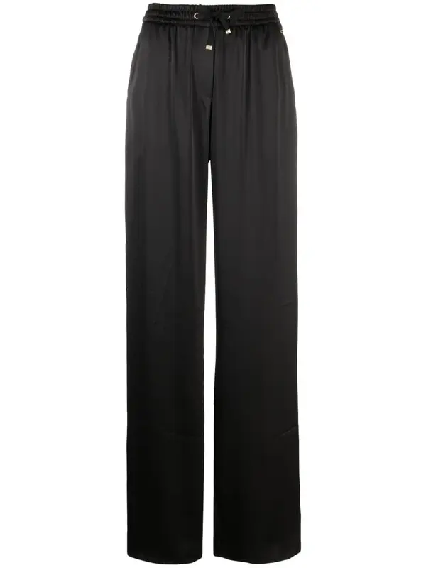 Herno High-waisted Palazzo Pants - Black