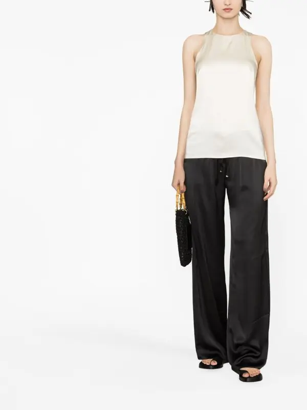 Herno High-waisted Palazzo Pants - Black