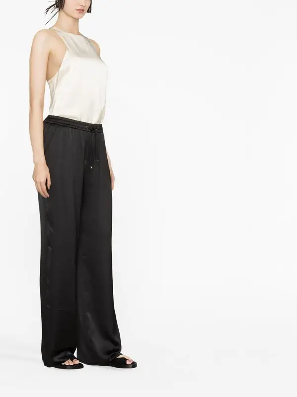 Herno High-waisted Palazzo Pants - Black