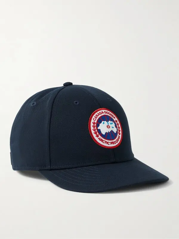 Canada Goose Arctic Logo Twill Baseball Cap - Blue