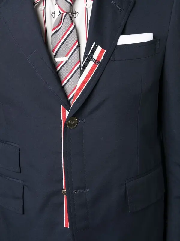 Thom Browne Single-breasted Cropped-sleeve Blazer