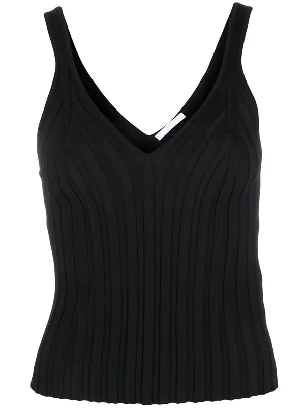 Helmut Lang Angela V-neck Knitted Top