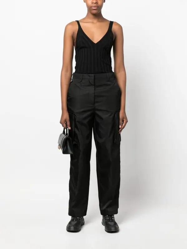 Helmut Lang Angela V-neck Knitted Top