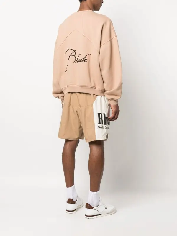 Rhude Logo-print Slouchy Sweatshirt