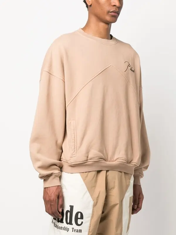 Rhude Logo-print Slouchy Sweatshirt