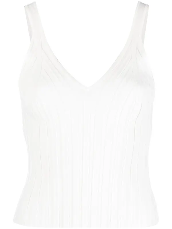 Helmut Lang Angela V-neck Knitted Top