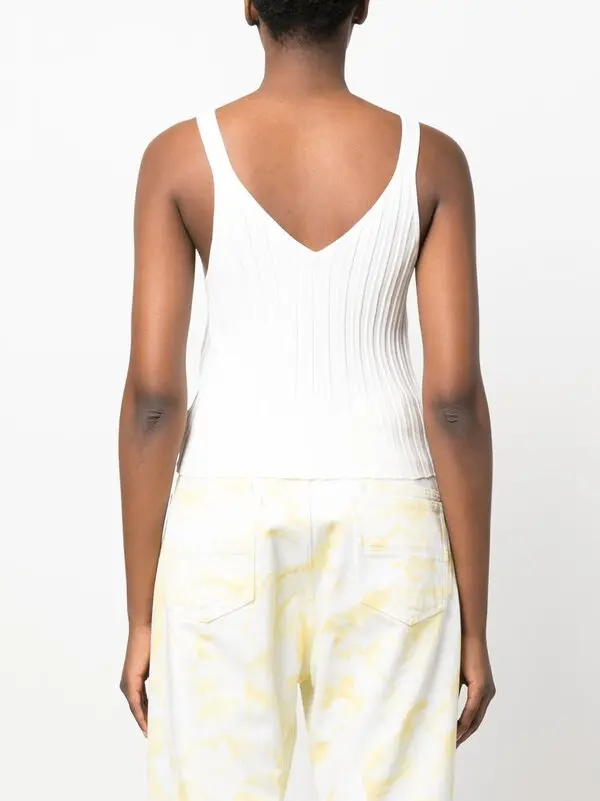 Helmut Lang Angela V-neck Knitted Top