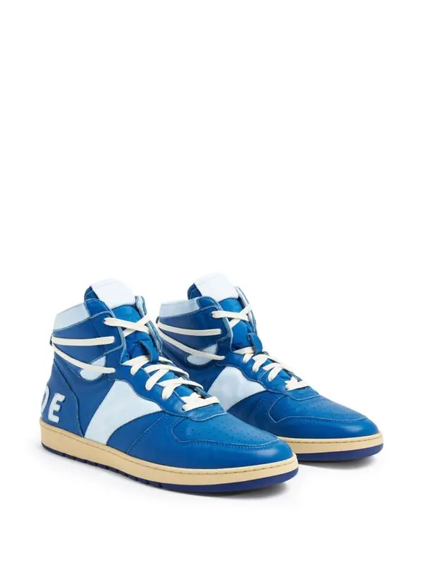 Rhude Rhecess High-top Leather Sneakers
