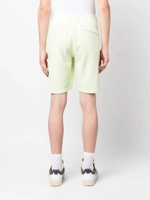 Stone Island Compass-motif Cotton Shorts