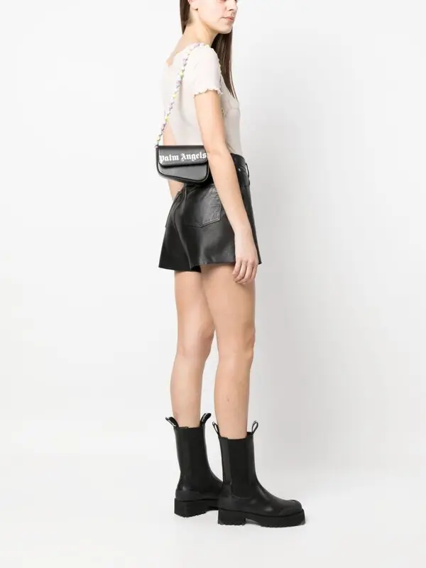 Palm Angels Mini Crash Embellished Shoulder Bag
