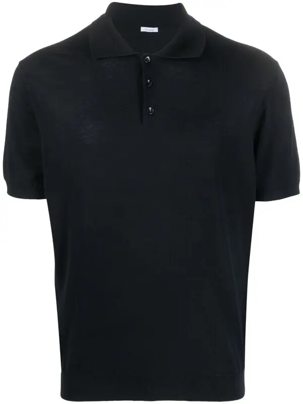 Malo Fine-knit Cotton Polo Shirt