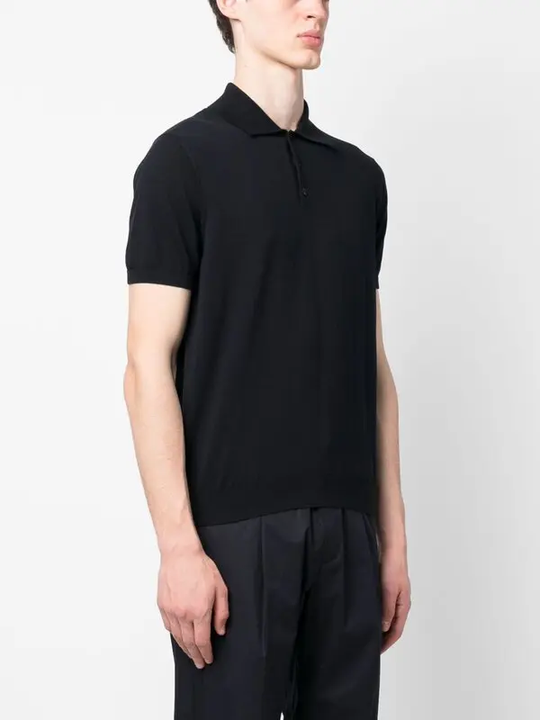 Malo Fine-knit Cotton Polo Shirt