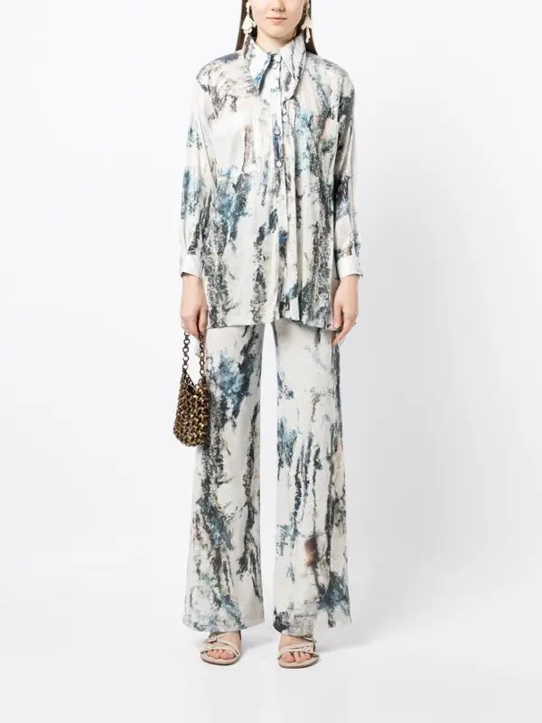 SAIID KOBEISY Sequin Embellished Pants