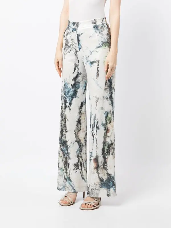 SAIID KOBEISY Sequin Embellished Pants