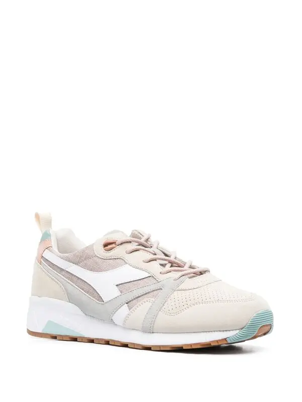 DIADORA Panelled Low-top Sneakers - Neutrals
