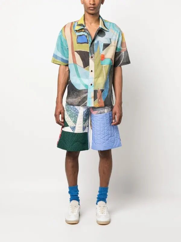 BETHANY WILLIAMS Upcycled Quilted Blanket Shorts