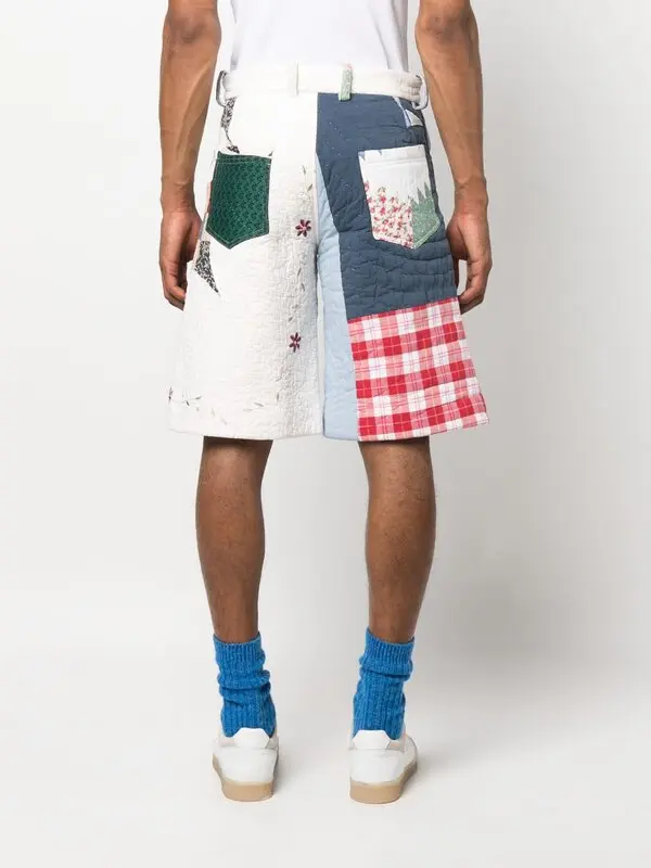 BETHANY WILLIAMS Upcycled Quilted Blanket Shorts