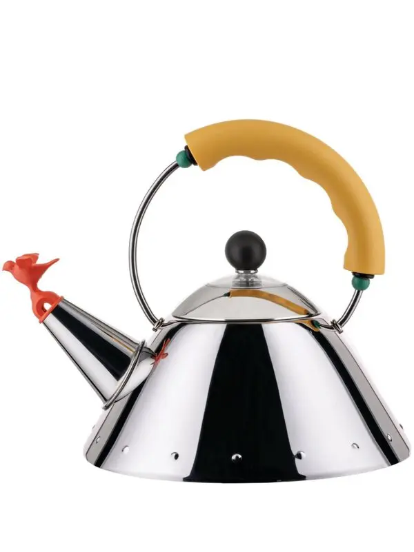 ALESSI Bird Metallic-effect Kettle - Silver