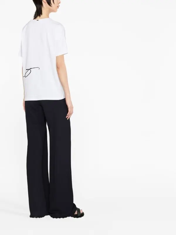 Herno Crew-neck Logo-print T-shirt