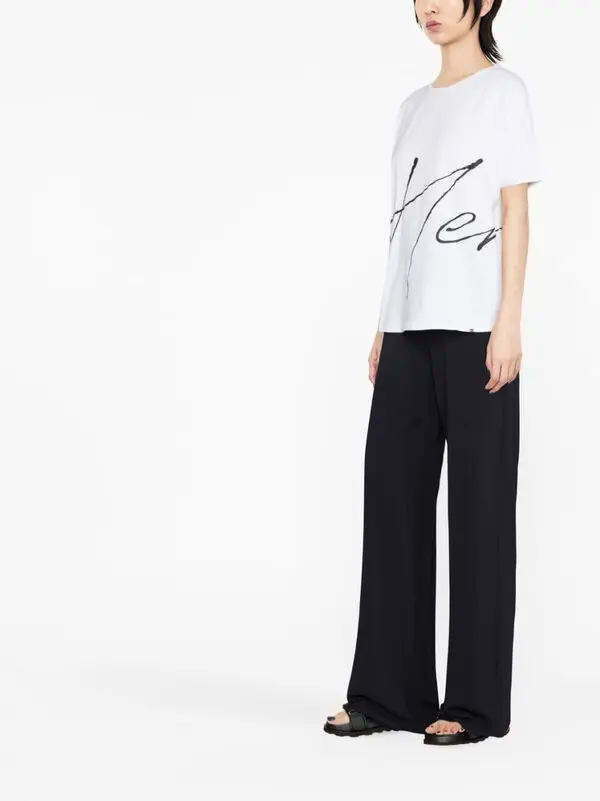 Herno Crew-neck Logo-print T-shirt