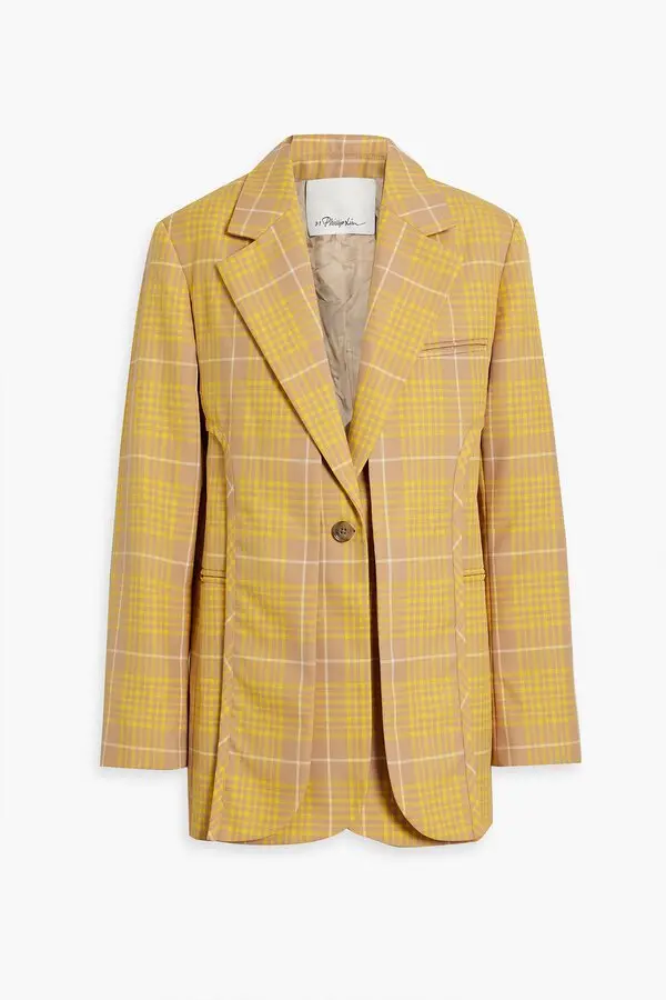 3.1 Phillip Lim Checked Twill Blazer