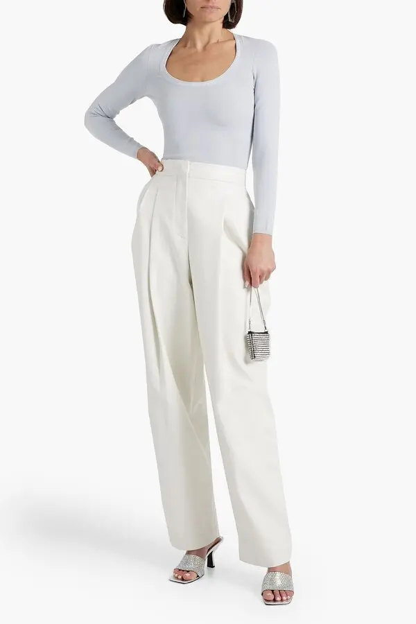 Alexander Wang Stretch-knit Top - Sky Blue