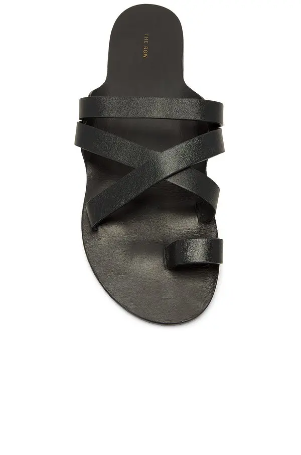 THE ROW Kris Sandal In Cream