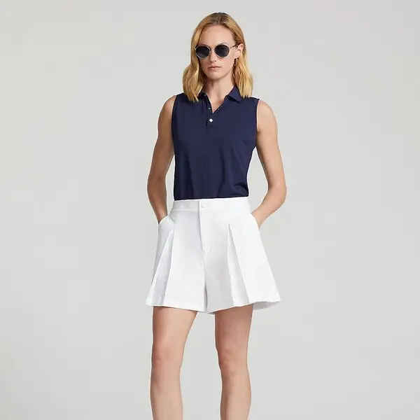 Ralph Lauren Performance Wide-leg Pleated Shorts