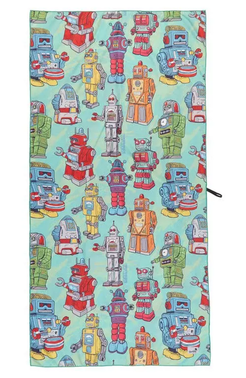 BOARDIES Robots Beach Towel - Green