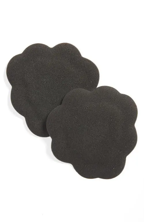 FOOT PETALS Tip Toes Set Of 2 - Black/ Black