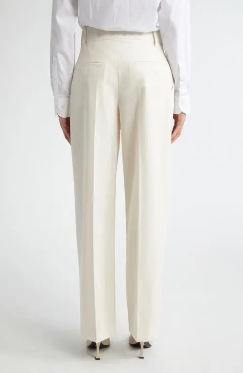 Maria Mcmanus Pleat Front Stretch Wool Trousers