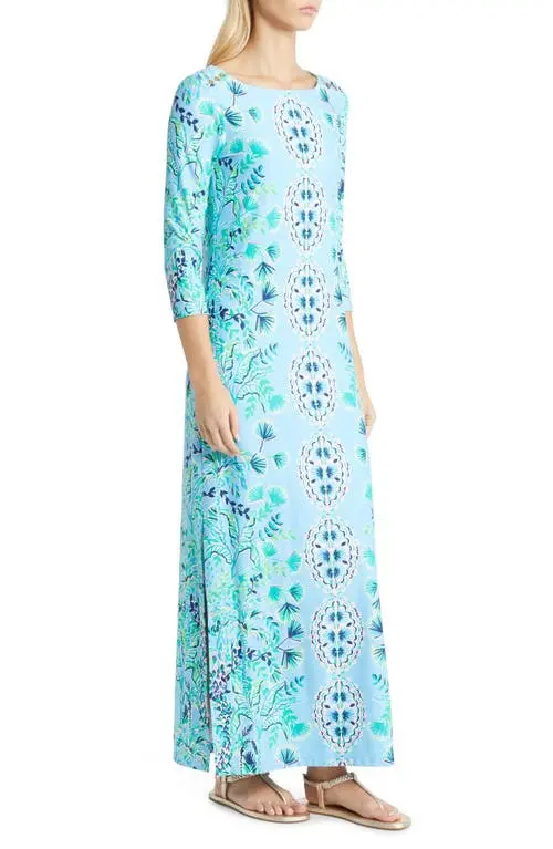 maternity one shoulder maxi dress Amaryllis