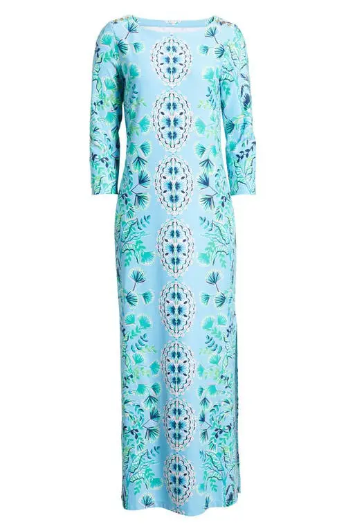 lilly pulitzer seralina maxi dress Lilly Pulitzer Dresses | Lilly Pulitzer Seralina UPF 50+ Maxi Ruby Red | Color: Blue/Red | Size: L