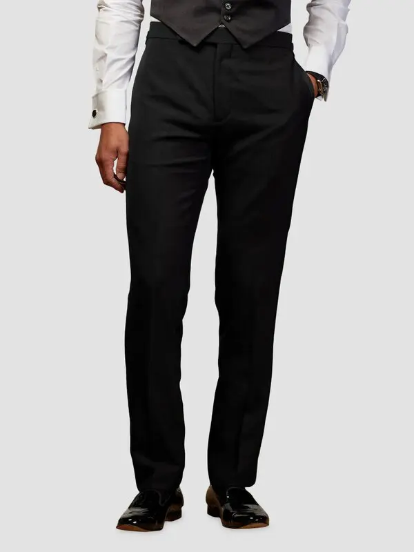 Ralph Lauren Purple Label Barathea Wool Tuxedo Pants