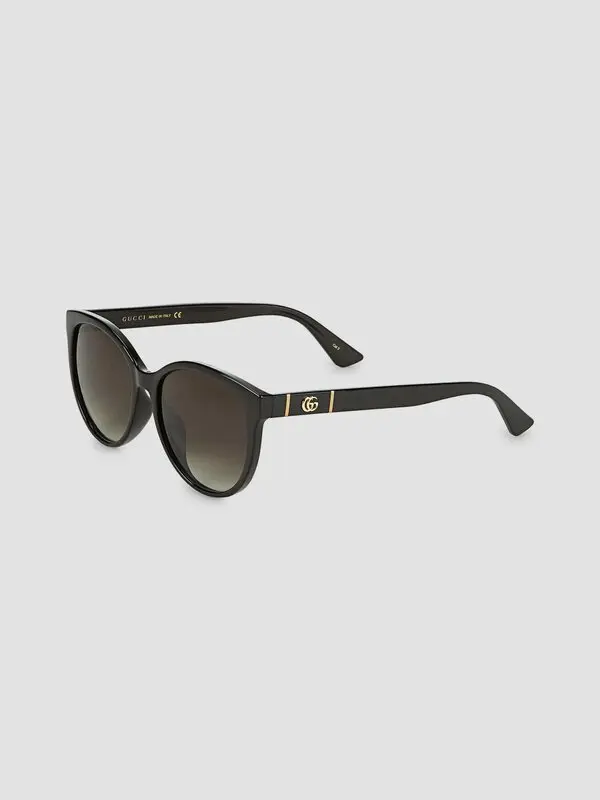 Gucci 56mm Cat-eye Sunglasses - Black