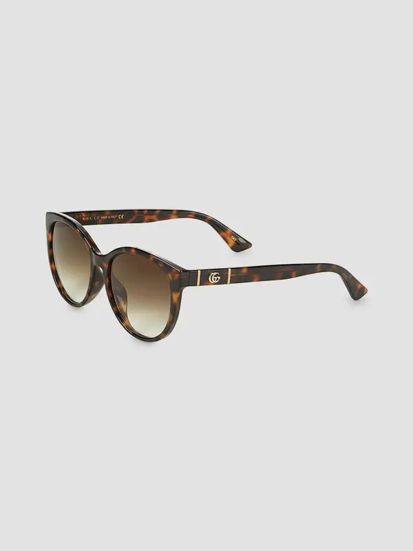 Gucci 56mm Cat-eye Sunglasses - Havana