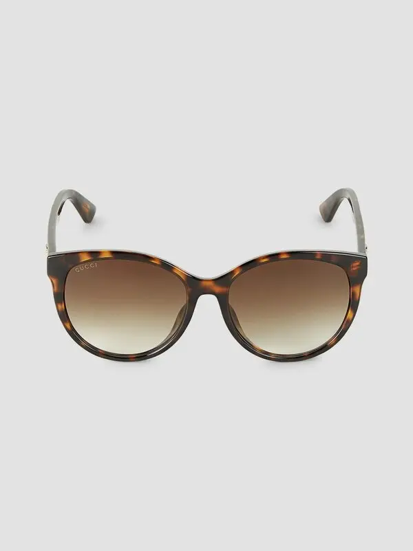 Gucci 56mm Cat-eye Sunglasses - Havana