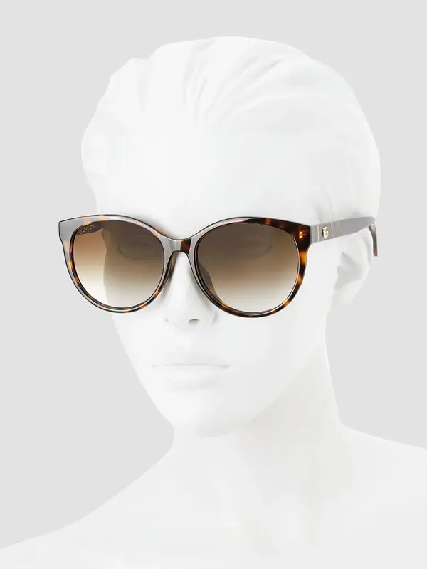 Gucci 56mm Cat-eye Sunglasses - Havana