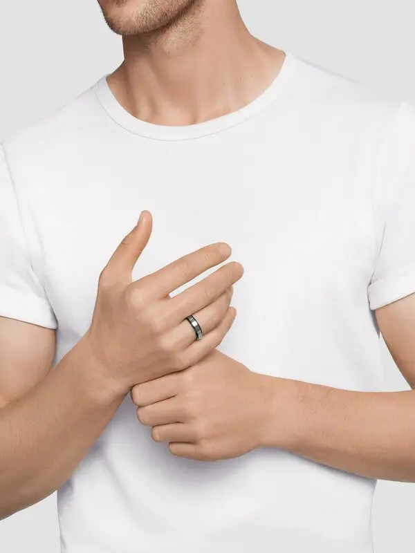 David Yurman Beveled Band Ring