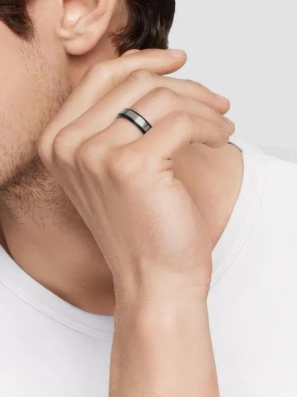 David Yurman Beveled Band Ring