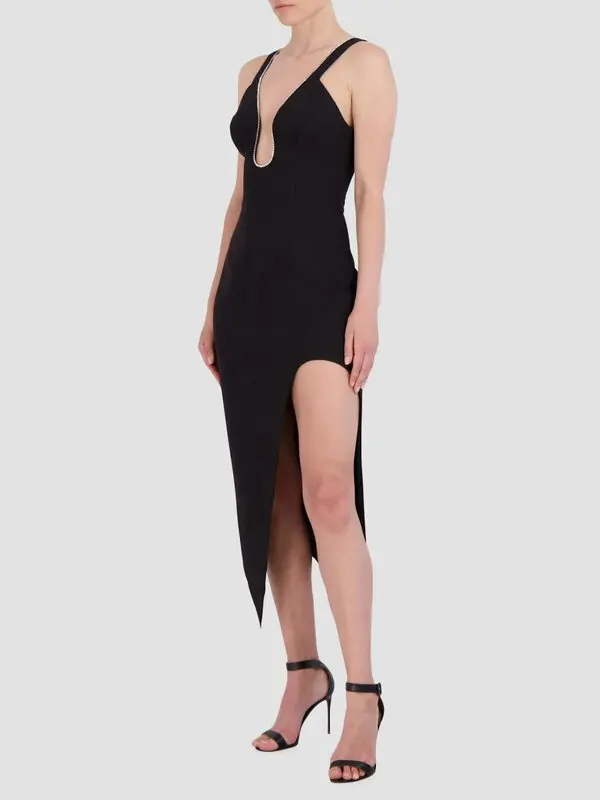 Bcbgmaxazria Embellished Sheath Midi-dress