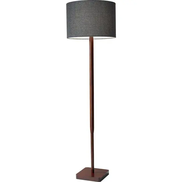 ADESSO Ellis Floor Lamp - Walnut