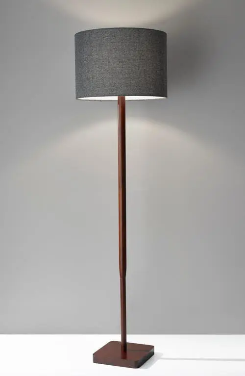 ADESSO Ellis Floor Lamp - Walnut