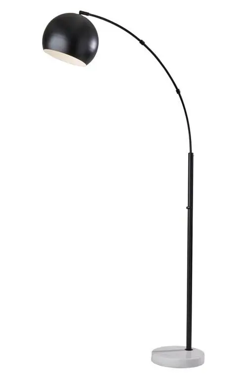ADESSO Astoria Arc Floor Lamp - Black