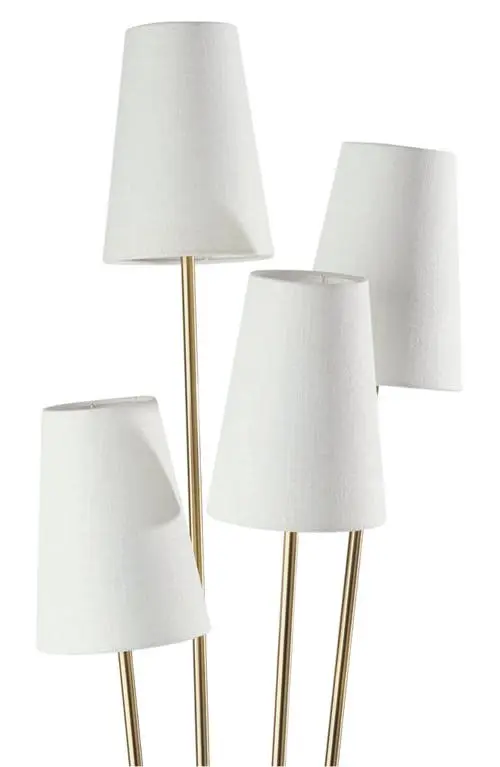 ADESSO Wentworth Floor Lamp - Antique Brass