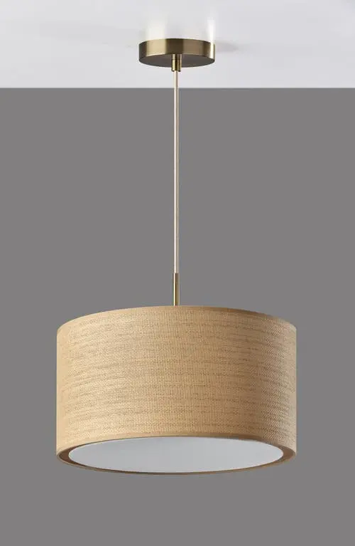 ADESSO Harvest Large Pendant Light - Antique Brass