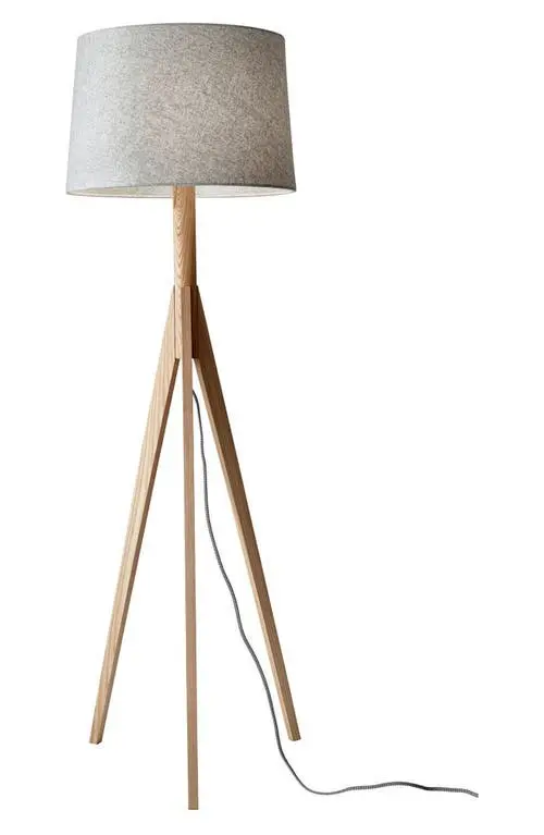 ADESSO Eden Floor Lamp - Natural Ash