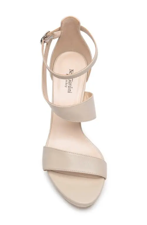 NEROGIARDINI Platform Sandal - Beige