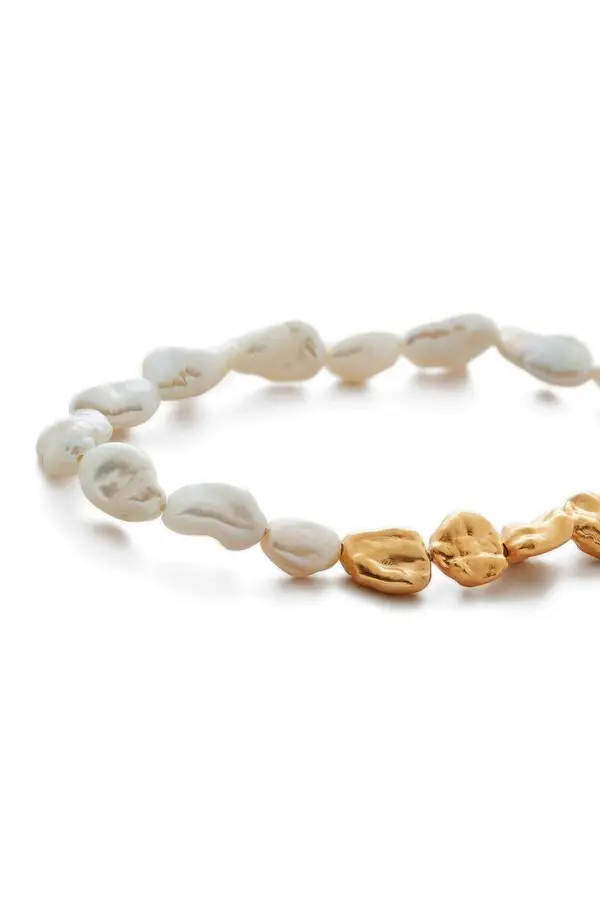 Monica Vinader Keshi Pearl Necklace